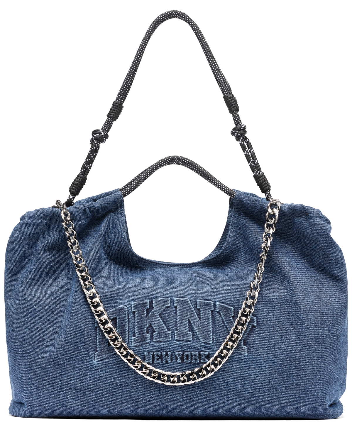 Click here for Dkny Mabel Extra-Large Tote Handbag - Dark Denim prices