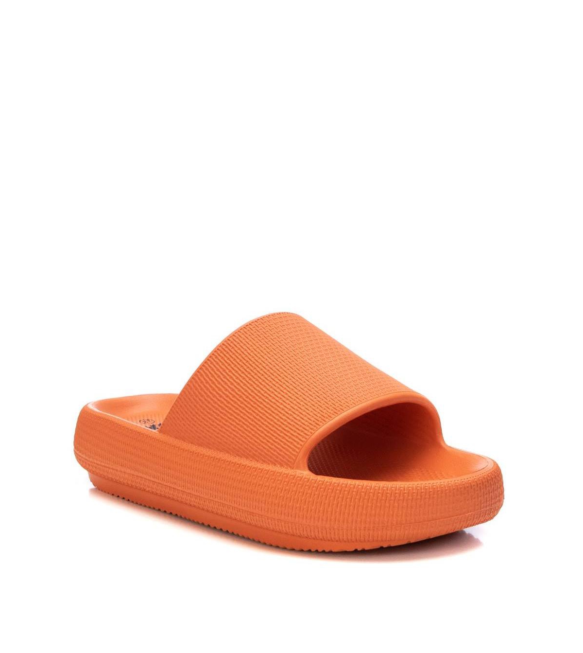 Click here for Xti Womens Flat Rubber Sandals - Orange prices