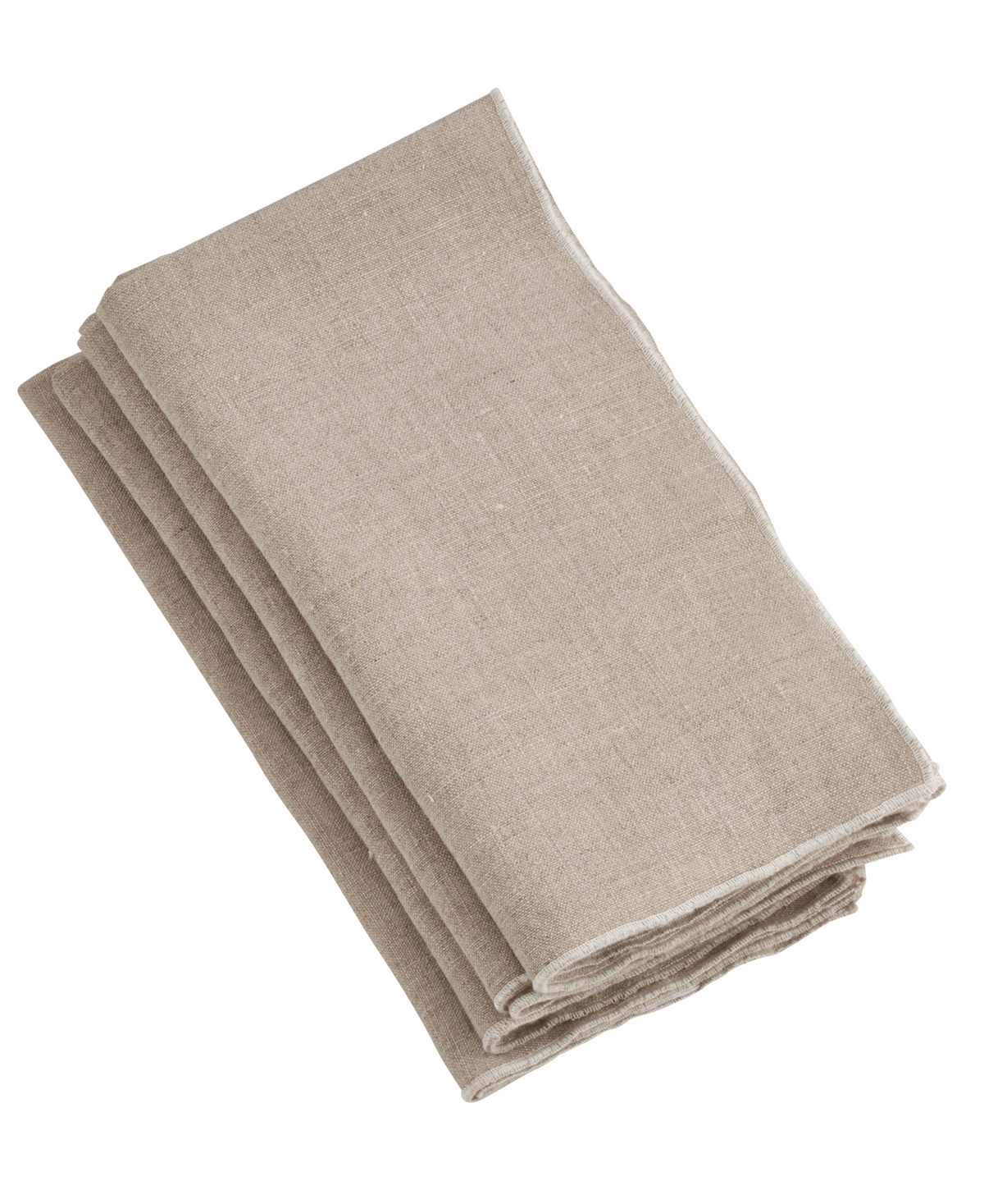 Click here for Saro Lifestyle Stonewashed Stitch Border Table Nap... prices
