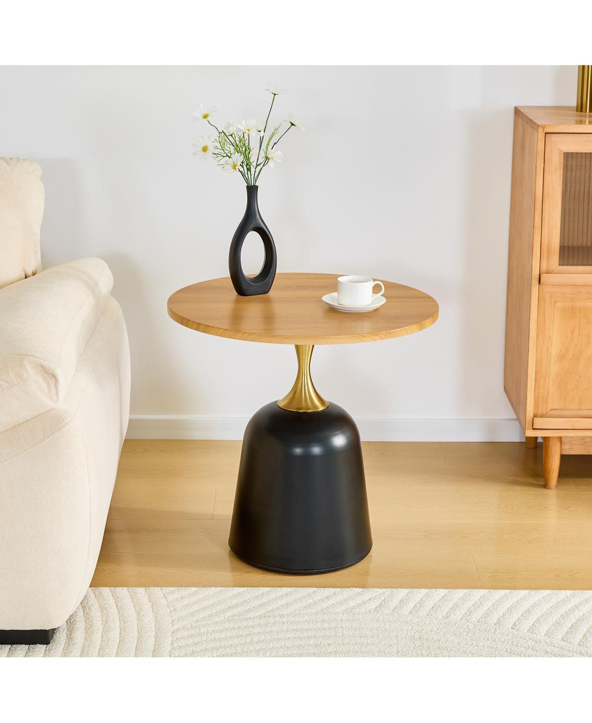 Click here for Streamdale Furniture Modern Wood Grain Metal Side... prices