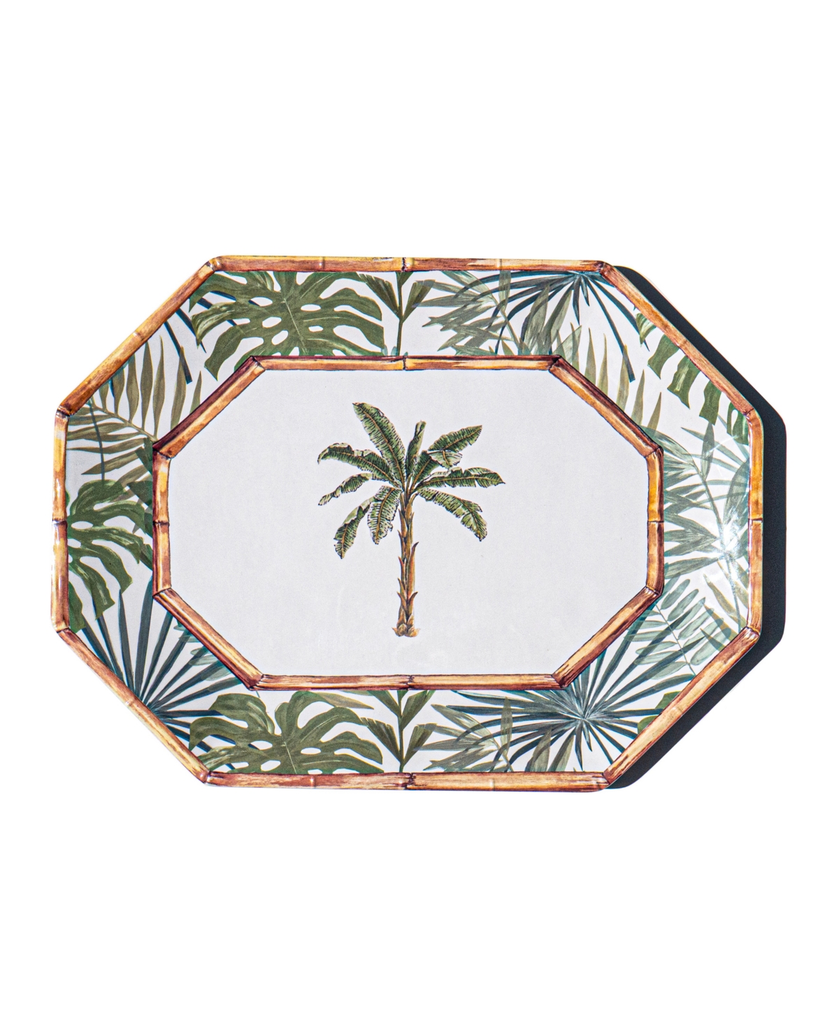 Click here for Abode Homewares Rainforest Palm 12 Melamine Octago... prices