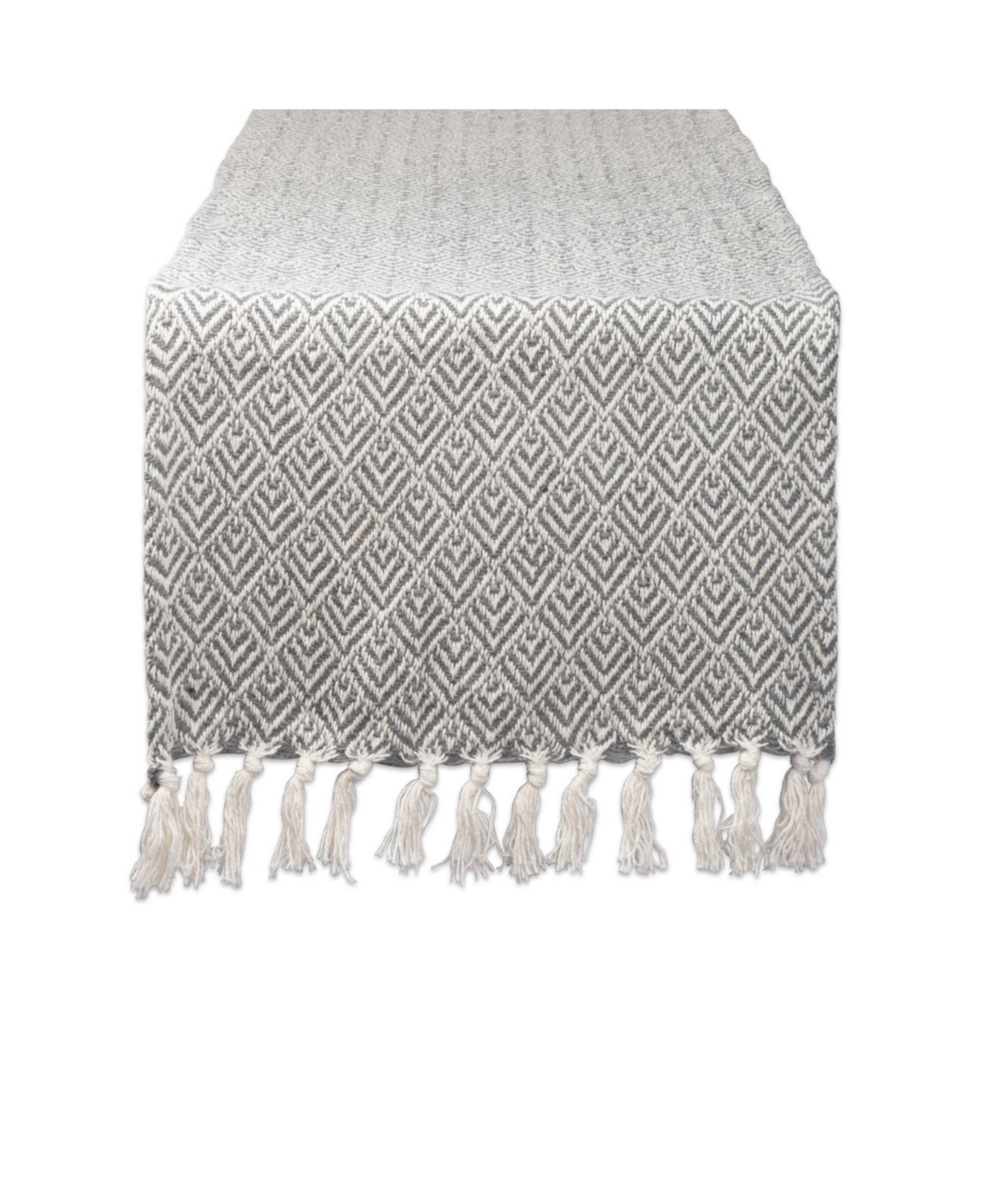 Click here for Design Imports Diamond Table Runner  15 x 72 - Gra... prices
