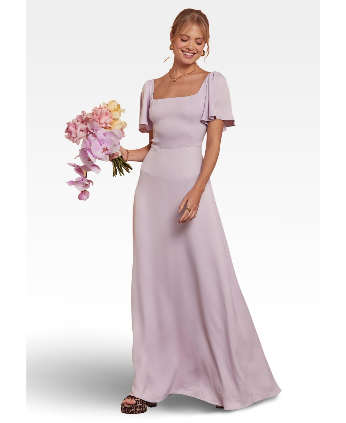 Click here for Maids to Measure Womens Clemmie Satin Bridesmaid D... prices