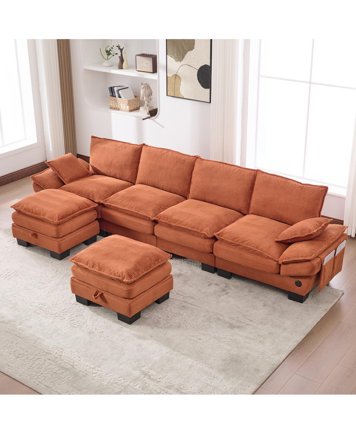 Click here for Streamdale Furniture Cloud Modular Corduroy Sectio... prices