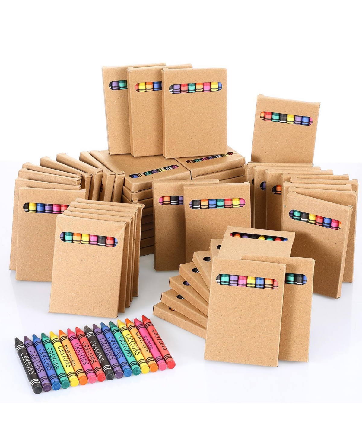 Click here for Gnuadz Crayons Bulk Mini Wrapped Wax Party Classro... prices