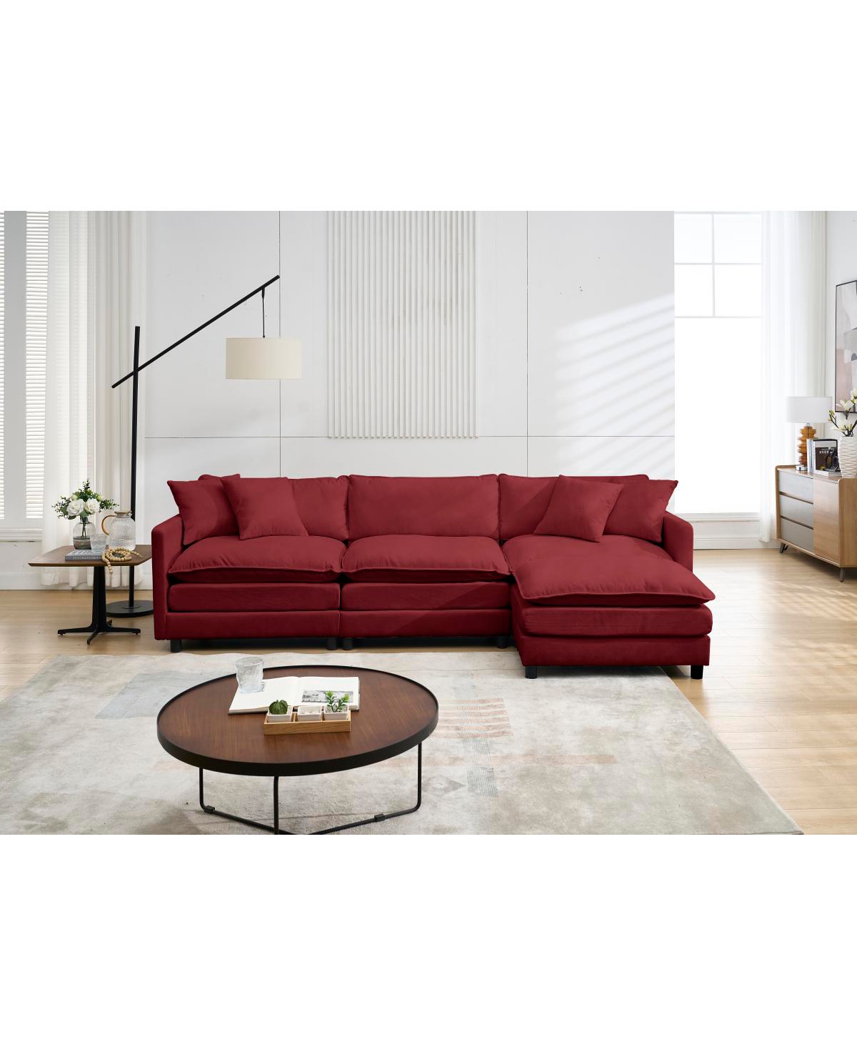 Click here for Streamdale Furniture L-Shaped Modular Chenille Sof... prices