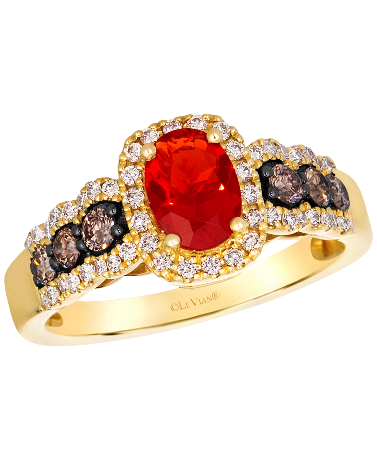 Click here for Le Vian Fire Opal (1/3 ct. t.w.) & Diamond (5/8 ct... prices