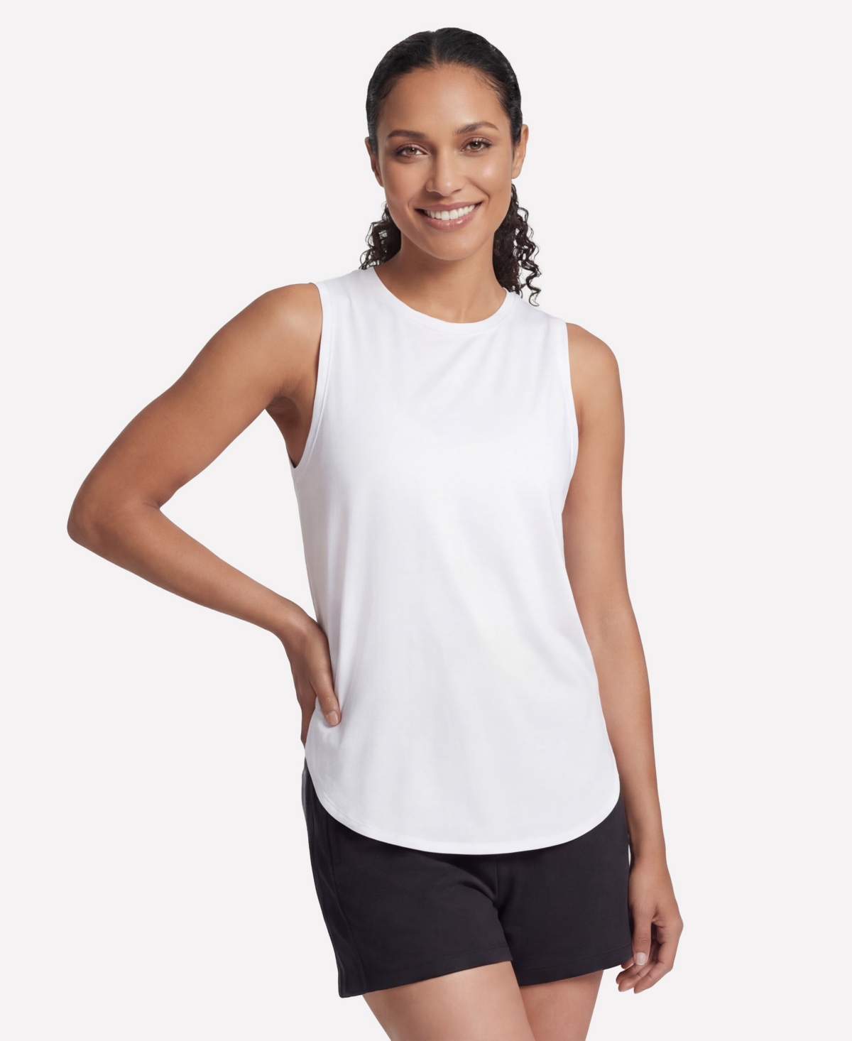 Click here for Skechers Womens GoDri Swift Crewneck Tunic Tank To... prices