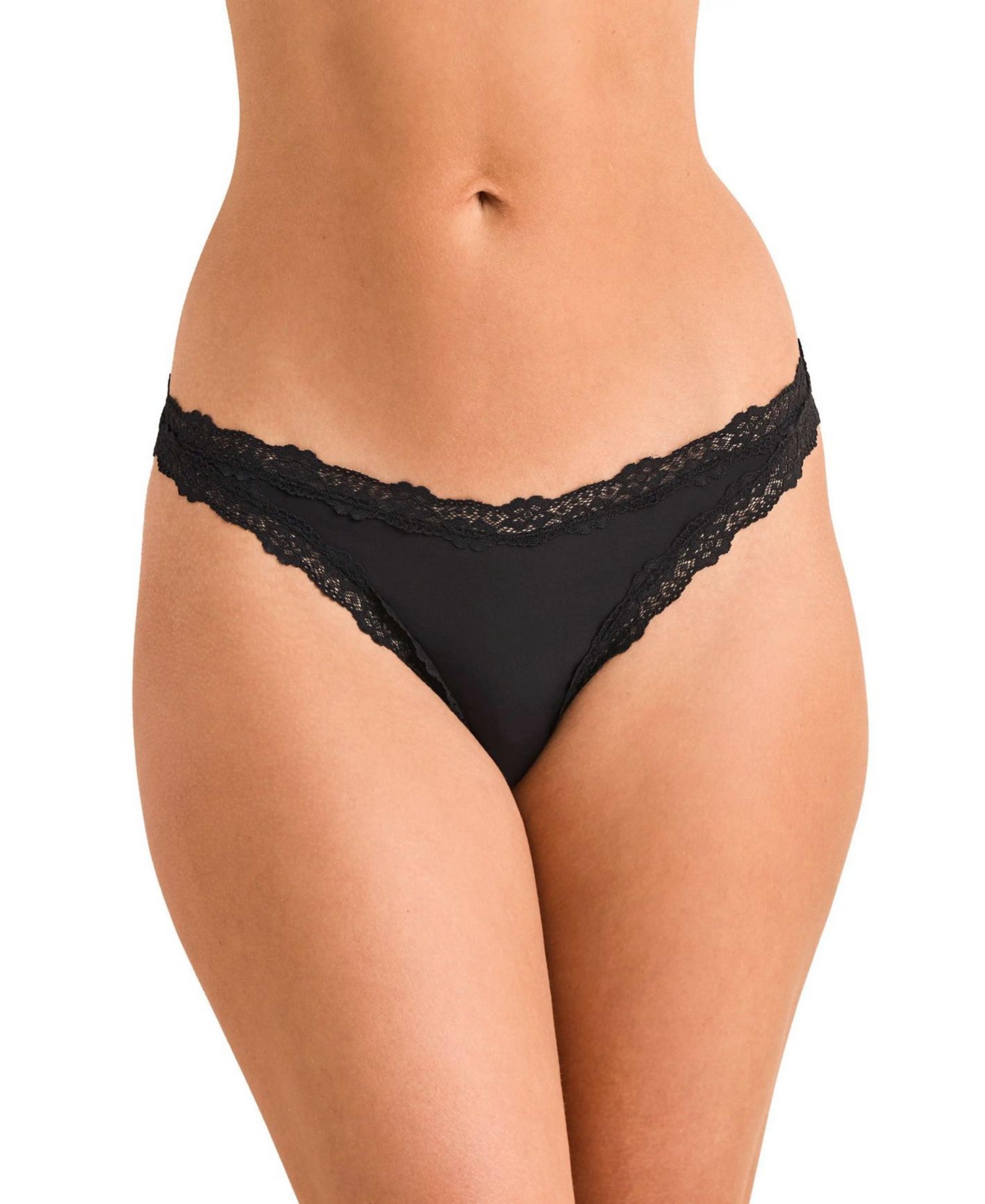 Click here for Adore Me Womens Siena High Cut Panty - Black prices