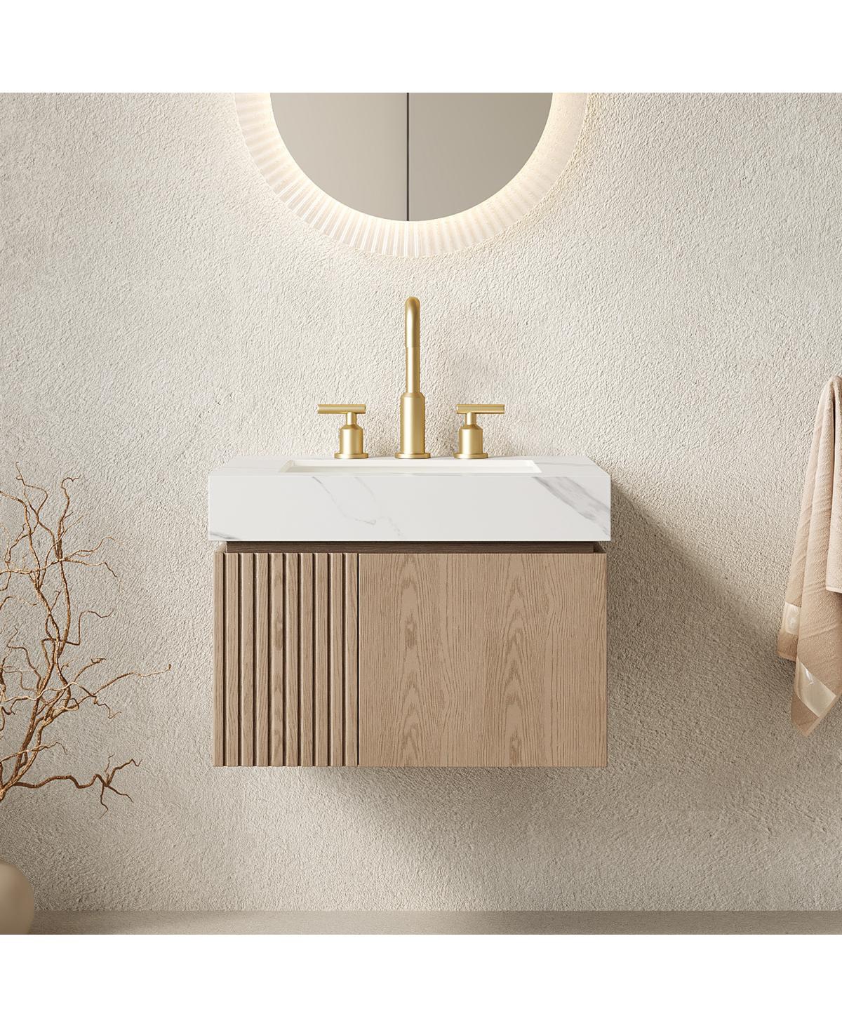 Click here for Sillysis Wall Mounted Bathroom Vanity  Carrara Sin... prices