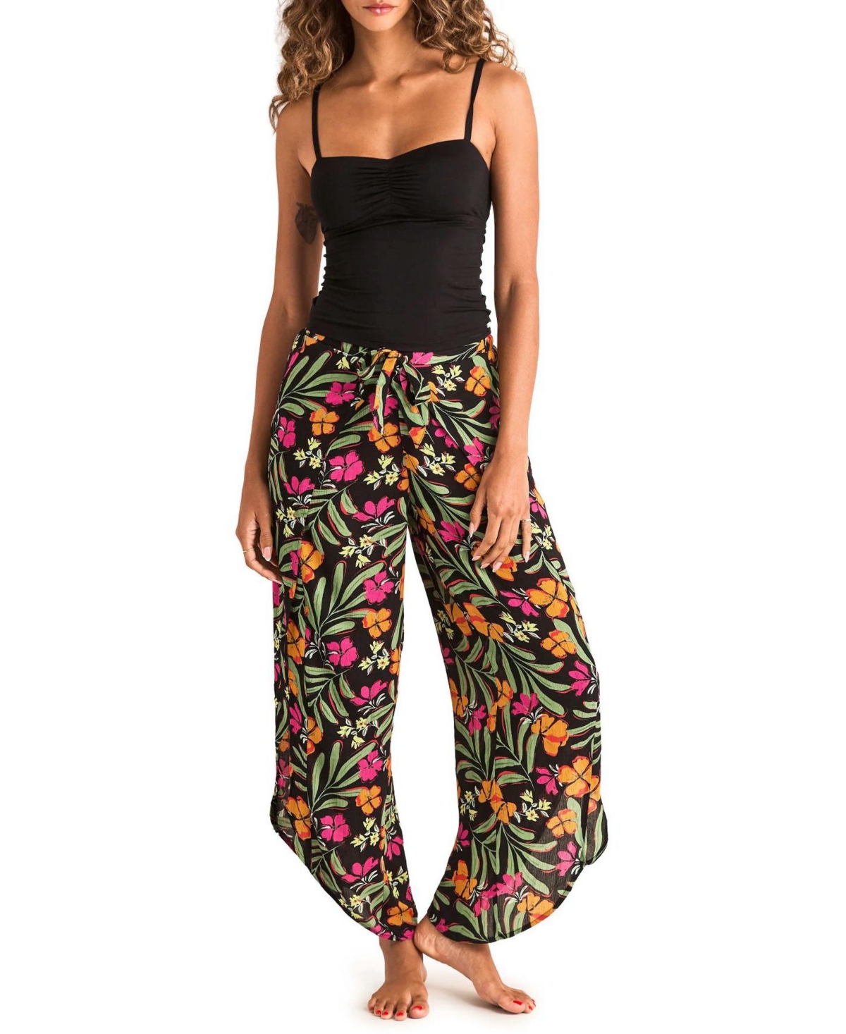 Click here for Adore Me Womens Patti Cami - Tropical black prices