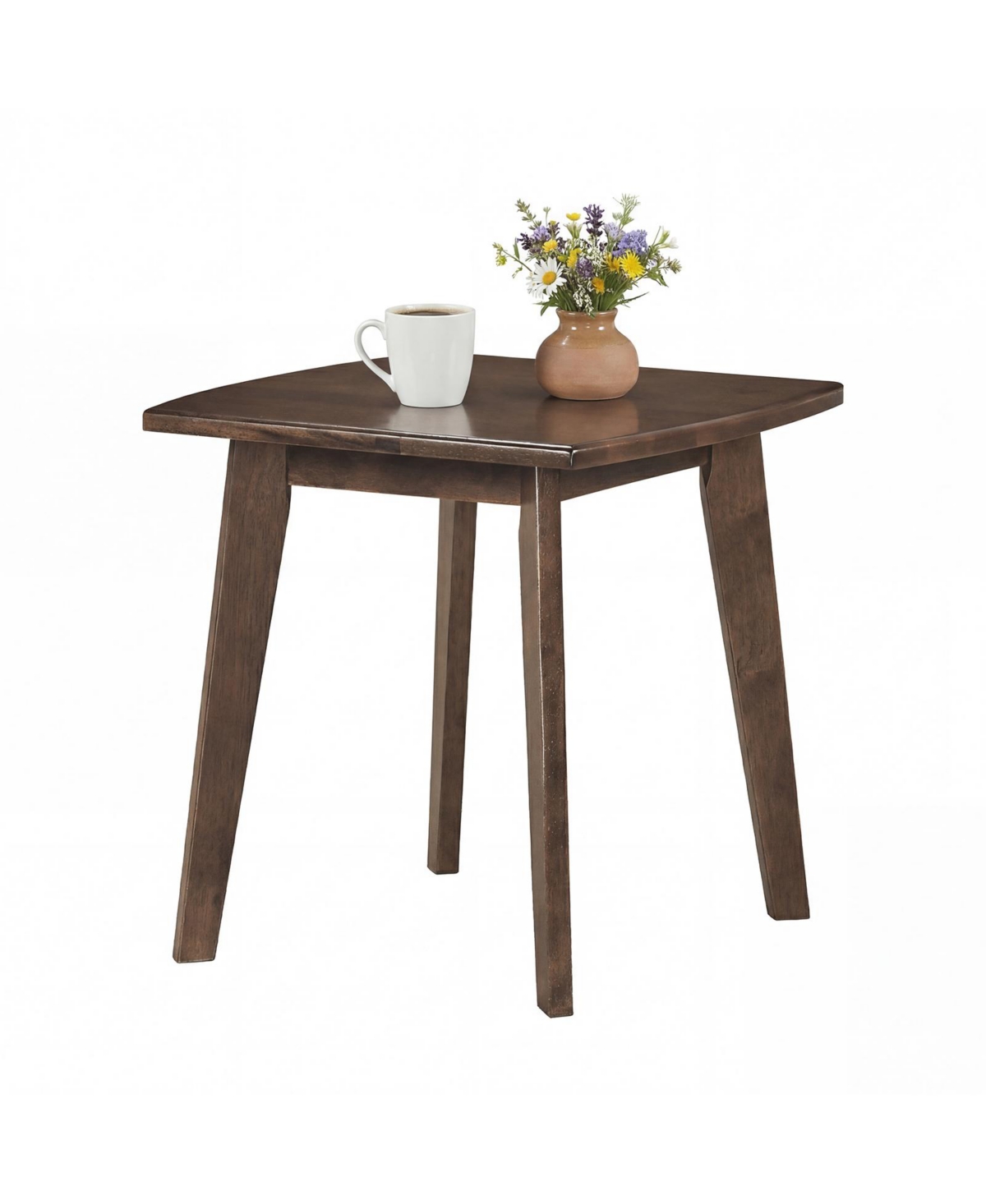 Click here for Gymax 17 Solid Wood Side Table w/Thickened Top and... prices