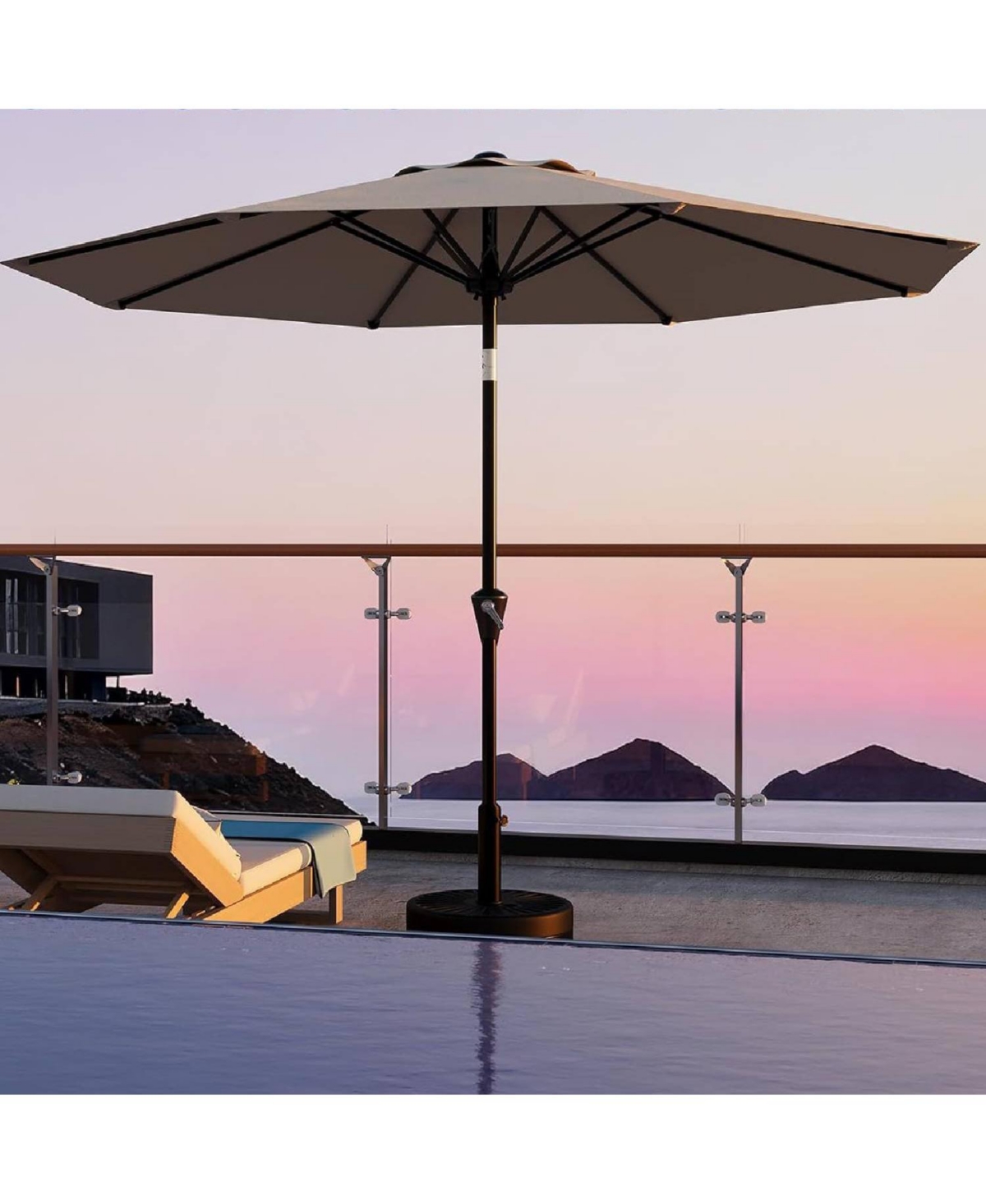 Click here for gaomon 10FT Patio Umbrella with Smooth Crank Lift... prices