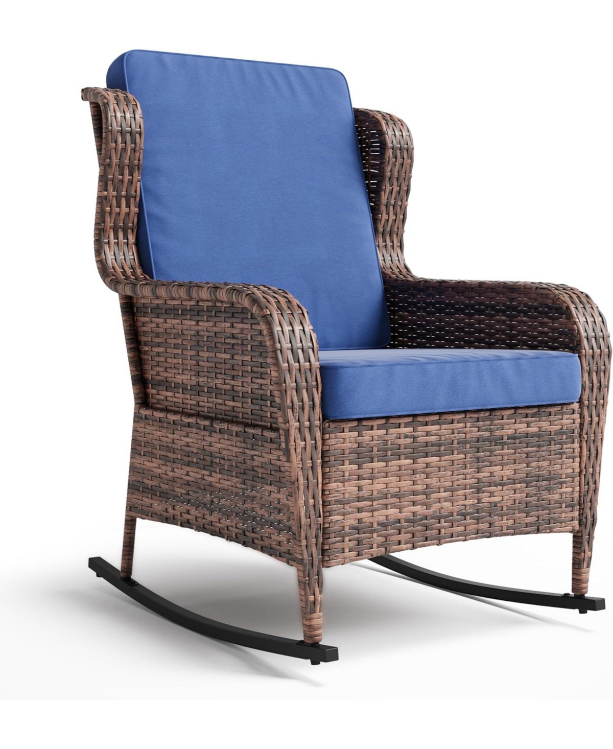 Click here for GarveeLife Outdoor Resin Wicker Rocking Chair with... prices