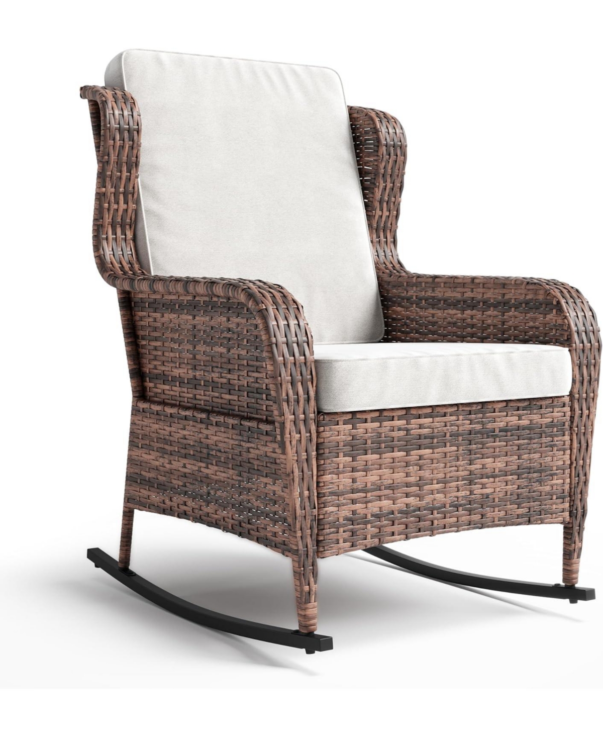 Click here for GarveeLife Outdoor Resin Wicker Rocking Chair with... prices