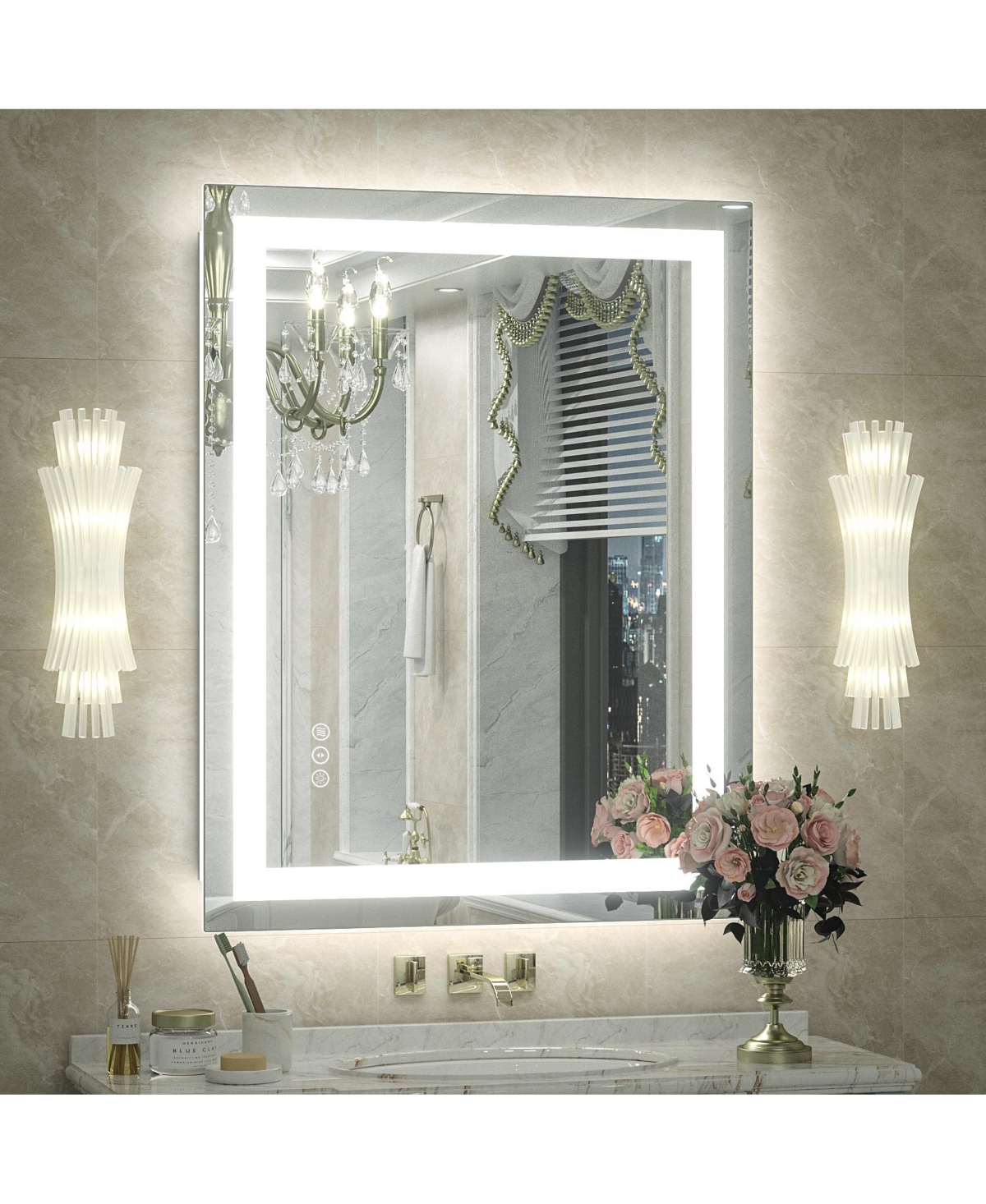 Click here for Apmir 28 x 36 Super Bright Front and Back Led Ligh... prices