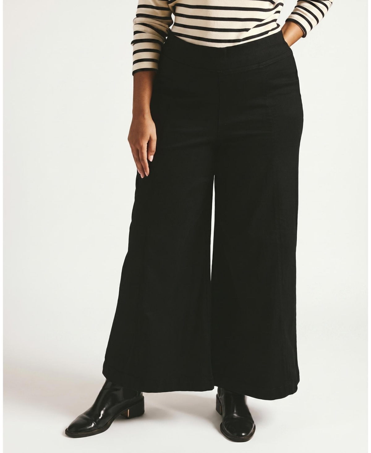 Click here for Universal Standard Plus Size Olivia Pintuck Wide L... prices