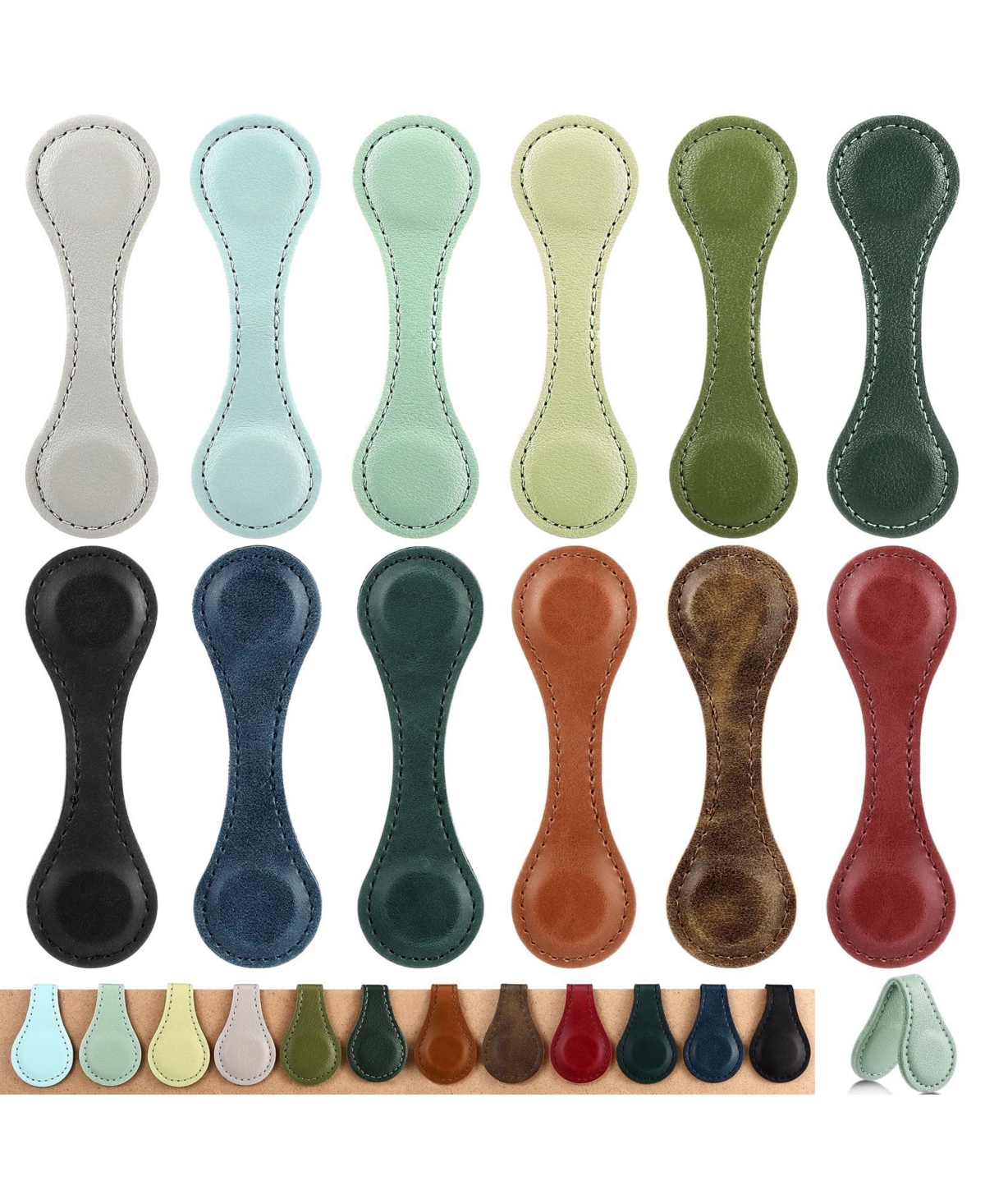 Click here for Gnuadz Magnetic Leather Bookmark Retro Clip Readin... prices