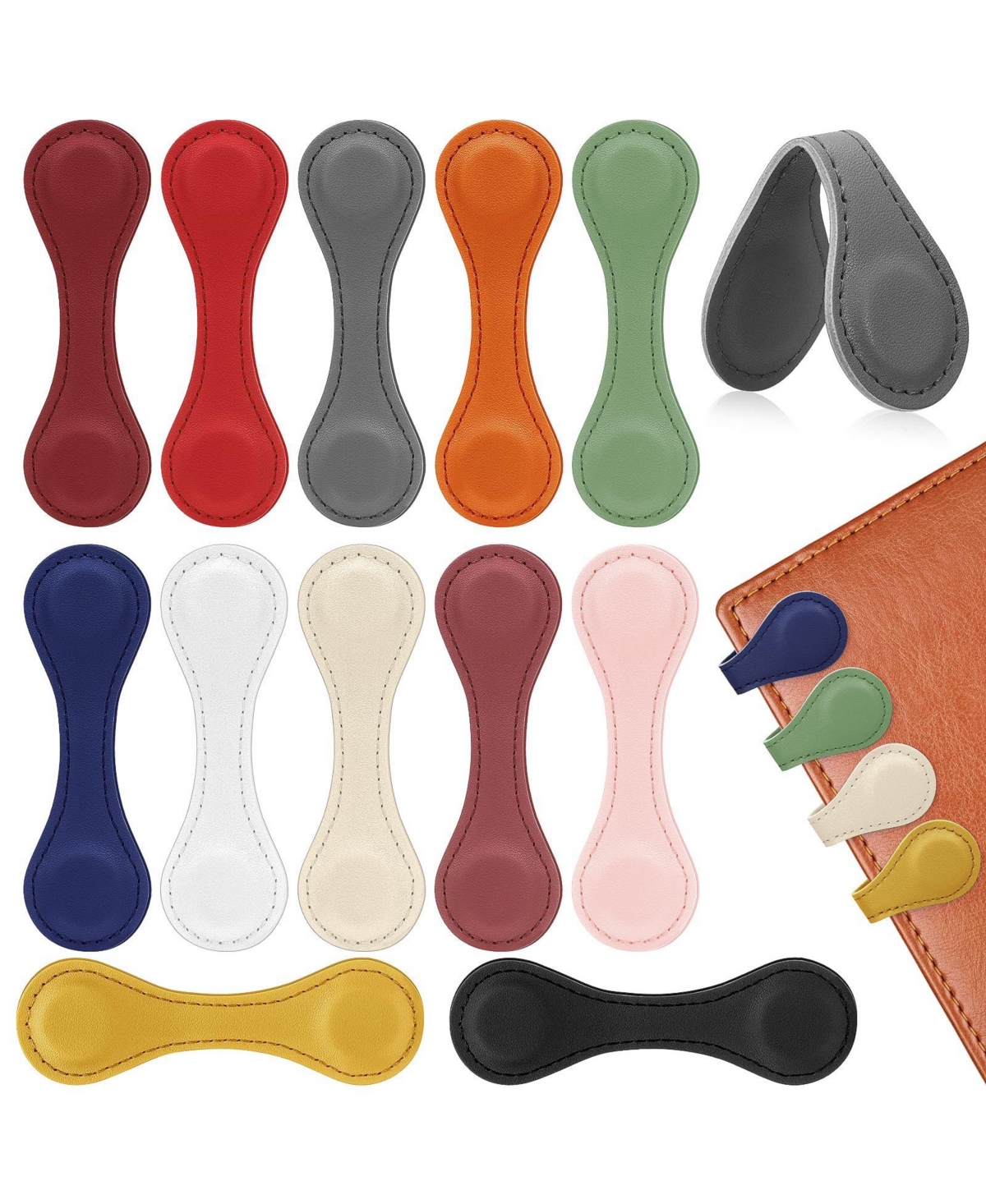 Click here for Gnuadz Magnetic Leather Bookmark Retro Clip Readin... prices
