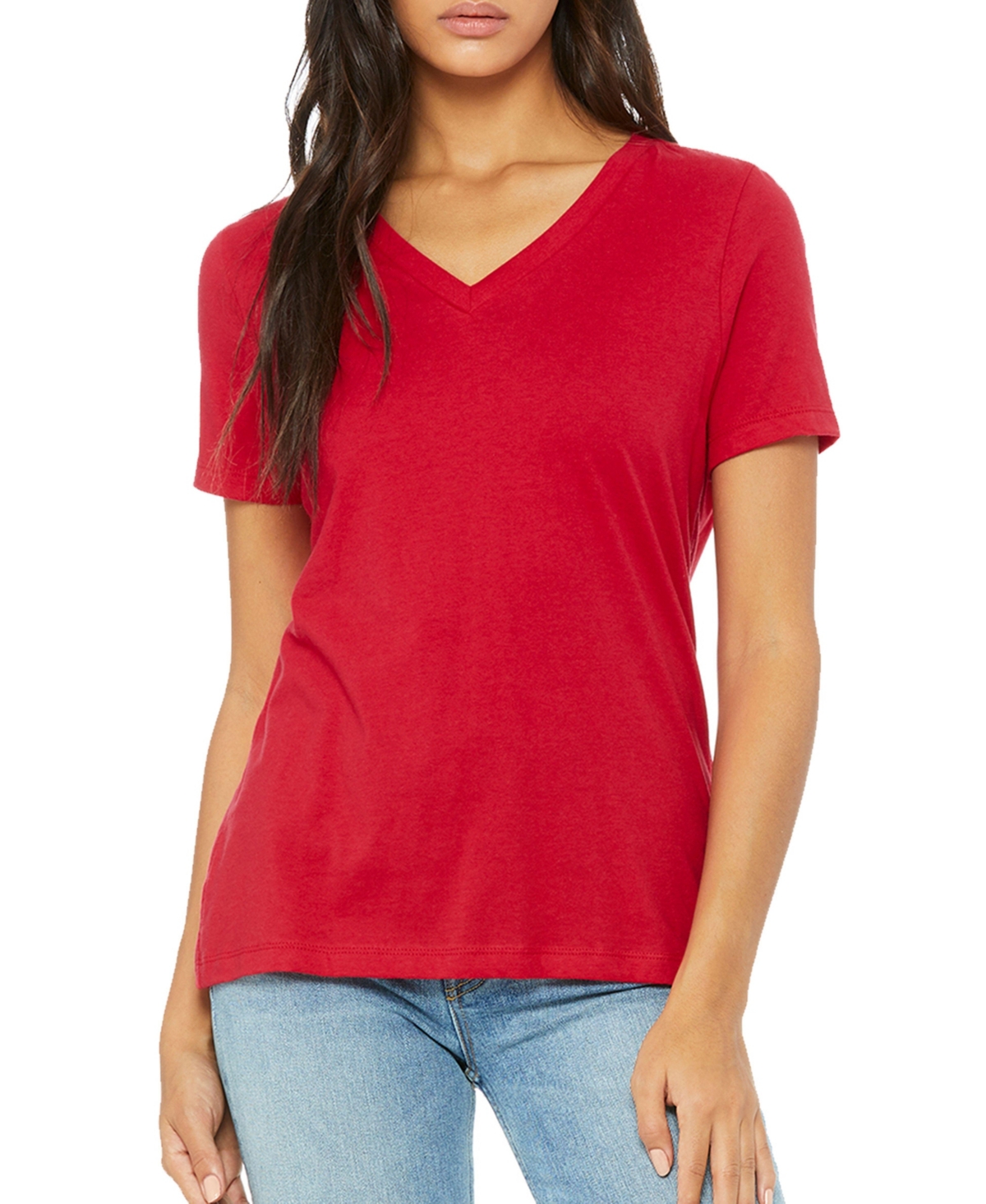 Click here for Blu Rock Womens Loose Fit Short Sleeve V-Neck Cott... prices