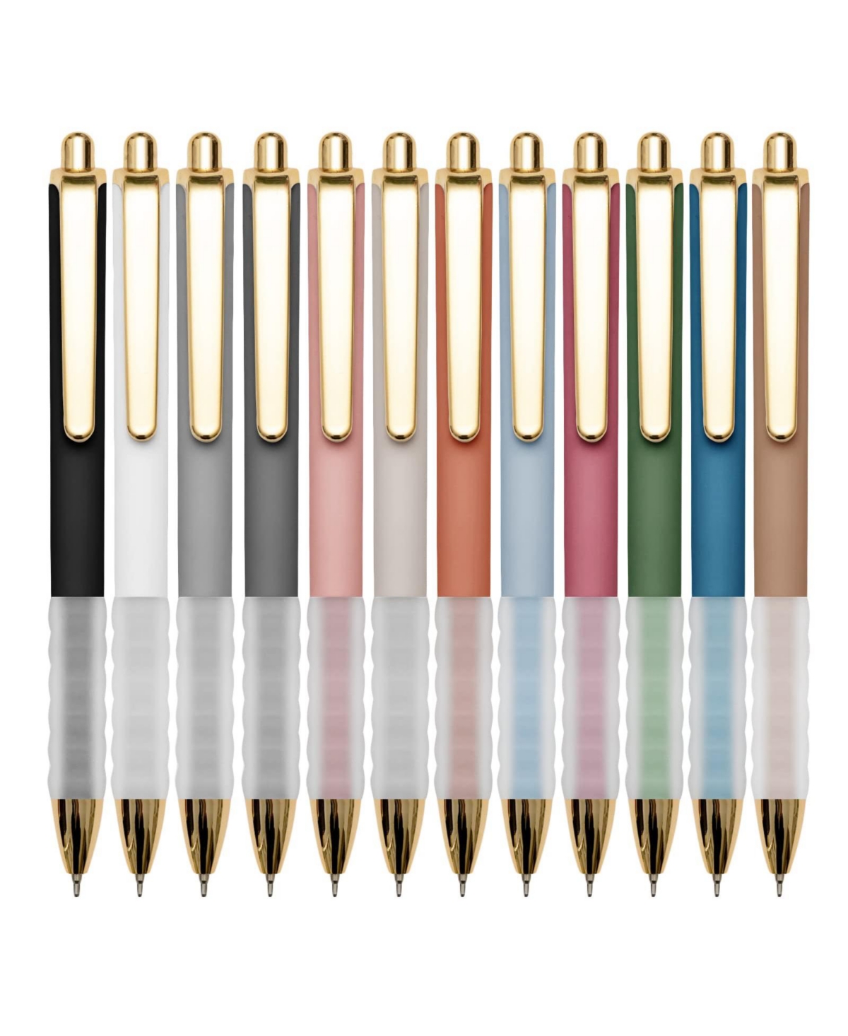 Click here for Gnuadz Ballpoint Pens Retractable Soft Grip 1mm Me... prices