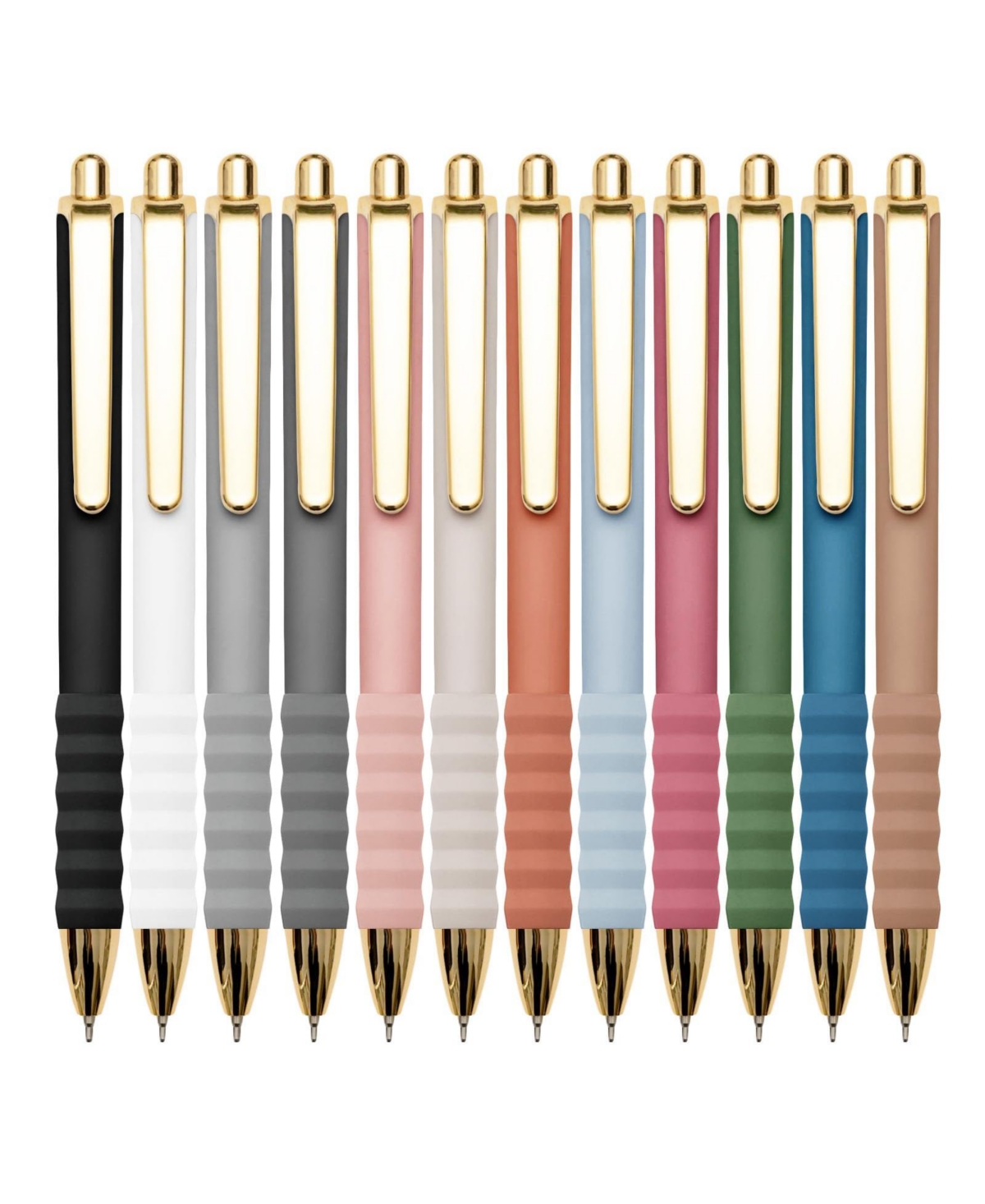 Click here for Gnuadz Ballpoint Pens Retractable Soft Grip 1mm Me... prices