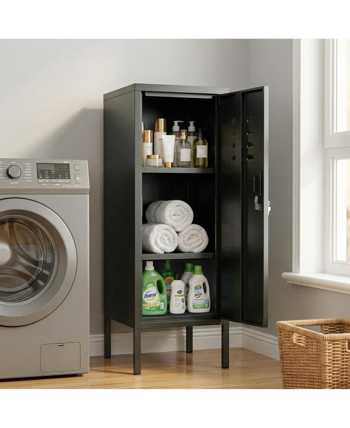 Click here for gaomon Lockable Metal Locker Cabinet  Metal Storag... prices