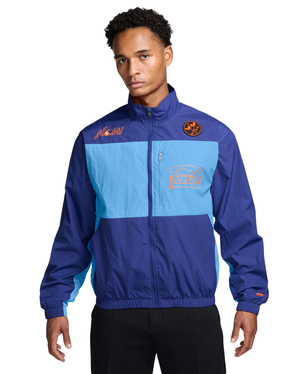 Click here for Nike Mens Cycle Track Jacket - Deep Royal Blue/Foo... prices