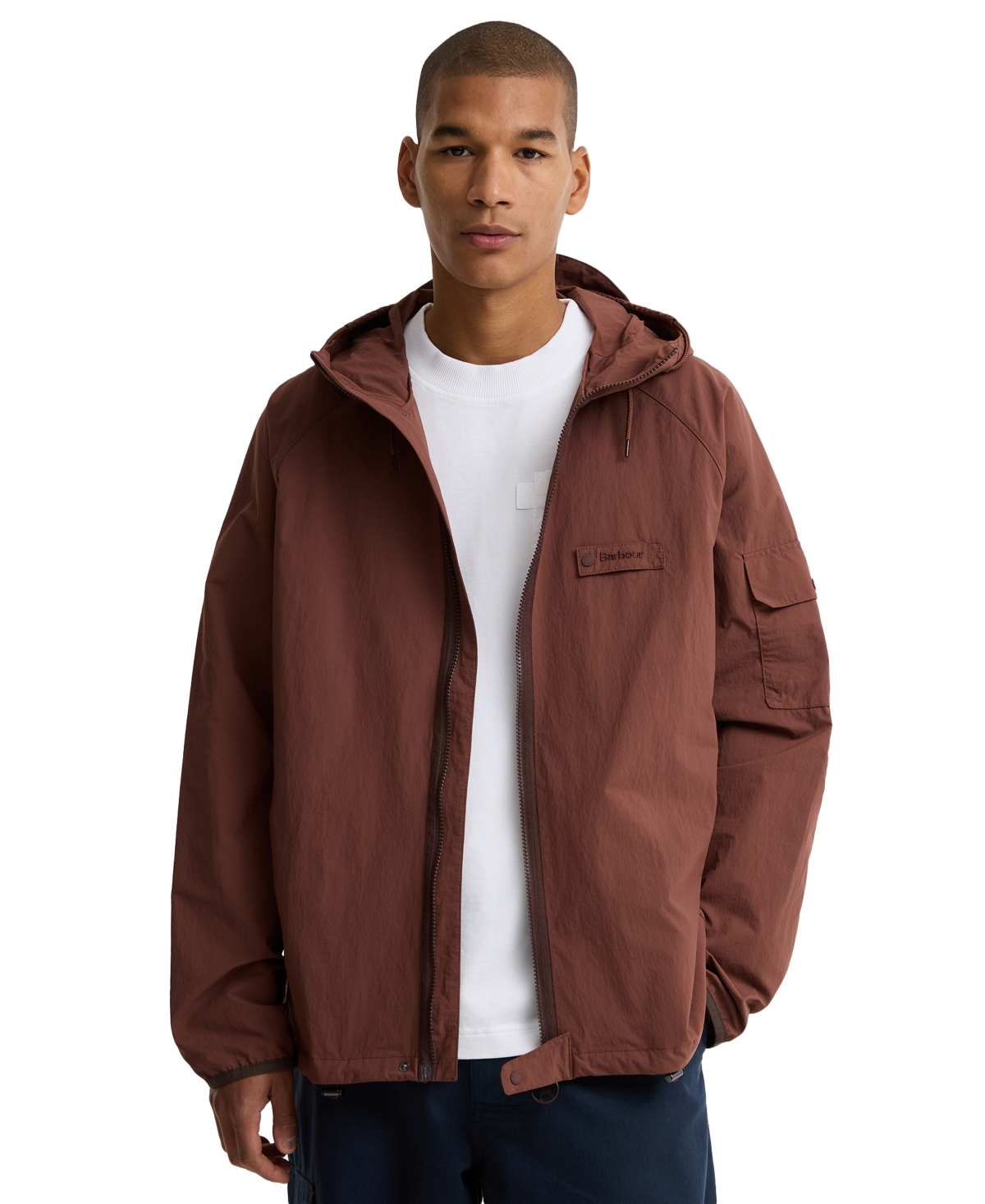 Click here for Barbour Mens Flyweight Relaxed-Fit Hooded Jacket -... prices
