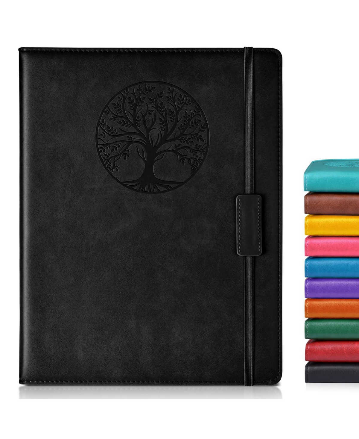 Click here for Gnuadz Lined Journal Notebook Hardcover Leather Ru... prices