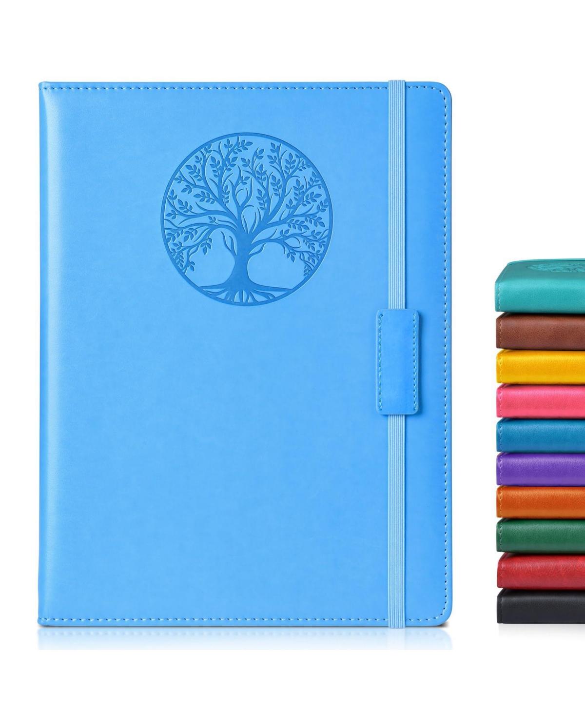 Click here for Gnuadz Lined Journal Notebook Hardcover Leather Ru... prices