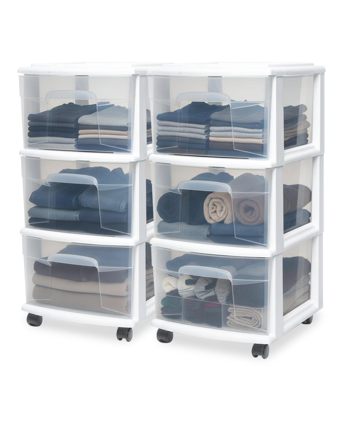 Click here for Homz Plastic 3 Drawer Medium Storage Tower  Clear... prices