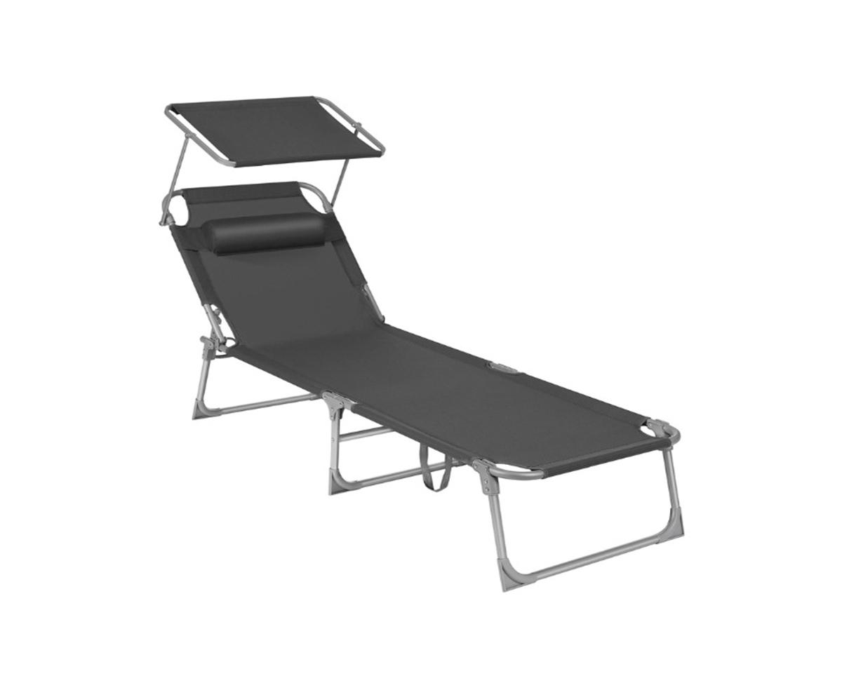 Click here for Slickblue Sun Lounger with Sunshade and Adjustable... prices