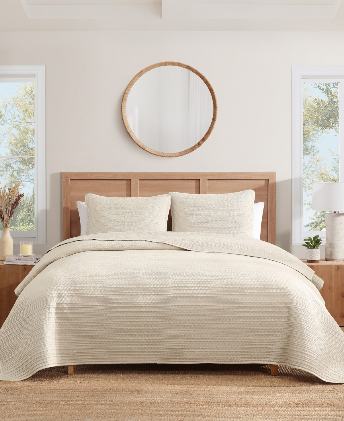 Click here for Caribbean Joe Stone Washed 3-Pc. Quilt Set  King -... prices