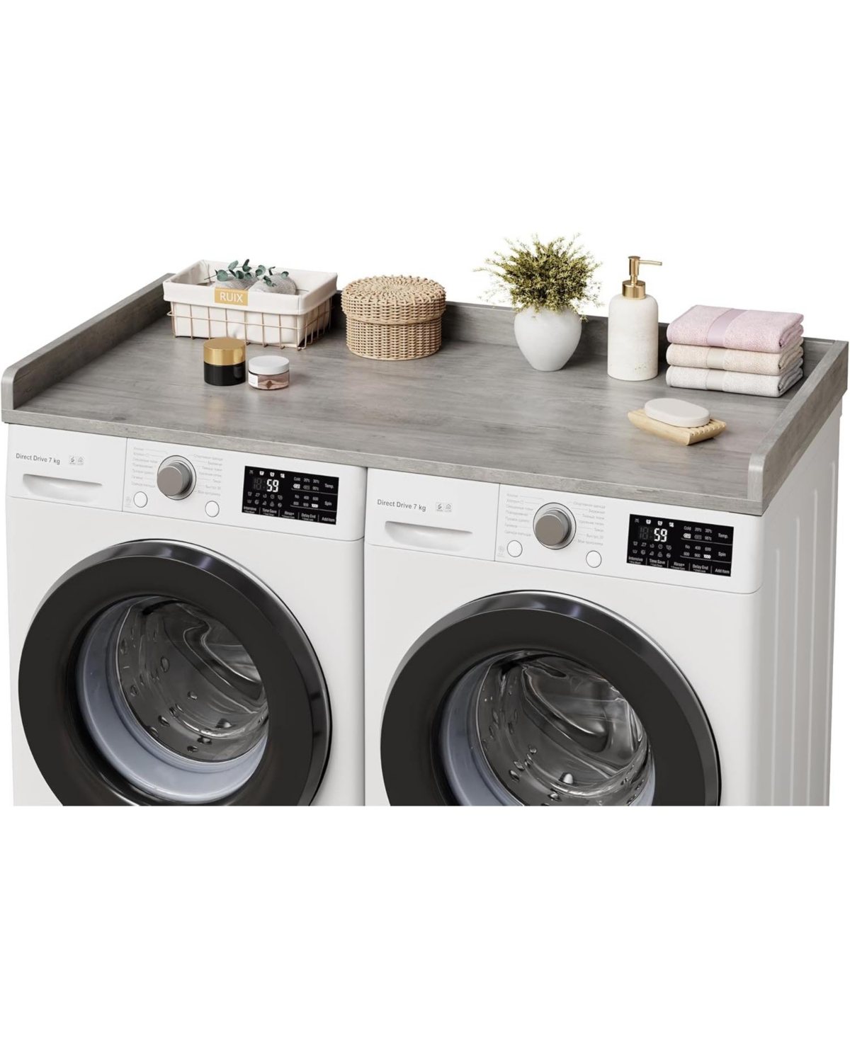 Click here for gaomon Washer Dryer Countertop  Laundry Topper wit... prices