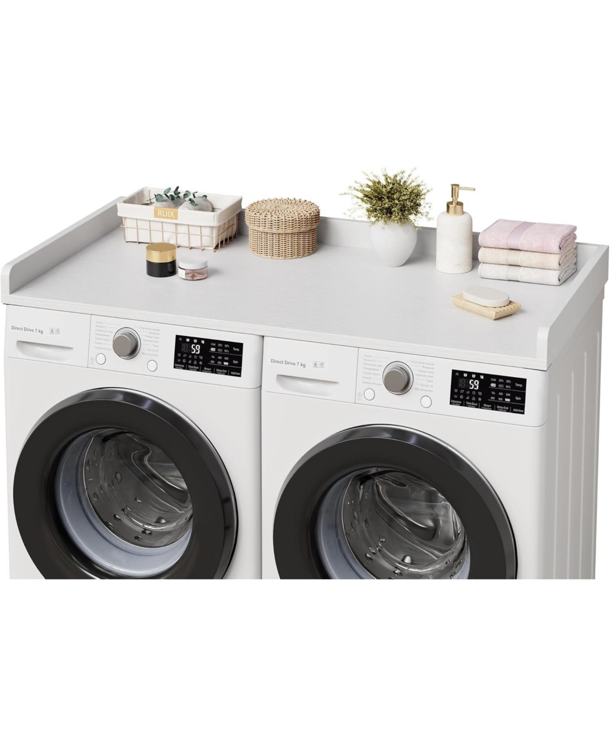 Click here for gaomon Washer Dryer Countertop  Laundry Topper wit... prices