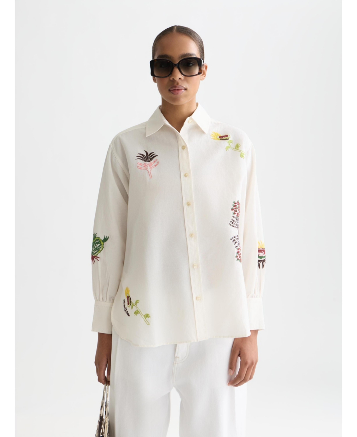 Click here for Scotch & Soda Womens Embroidered Girlfriend Shirt... prices