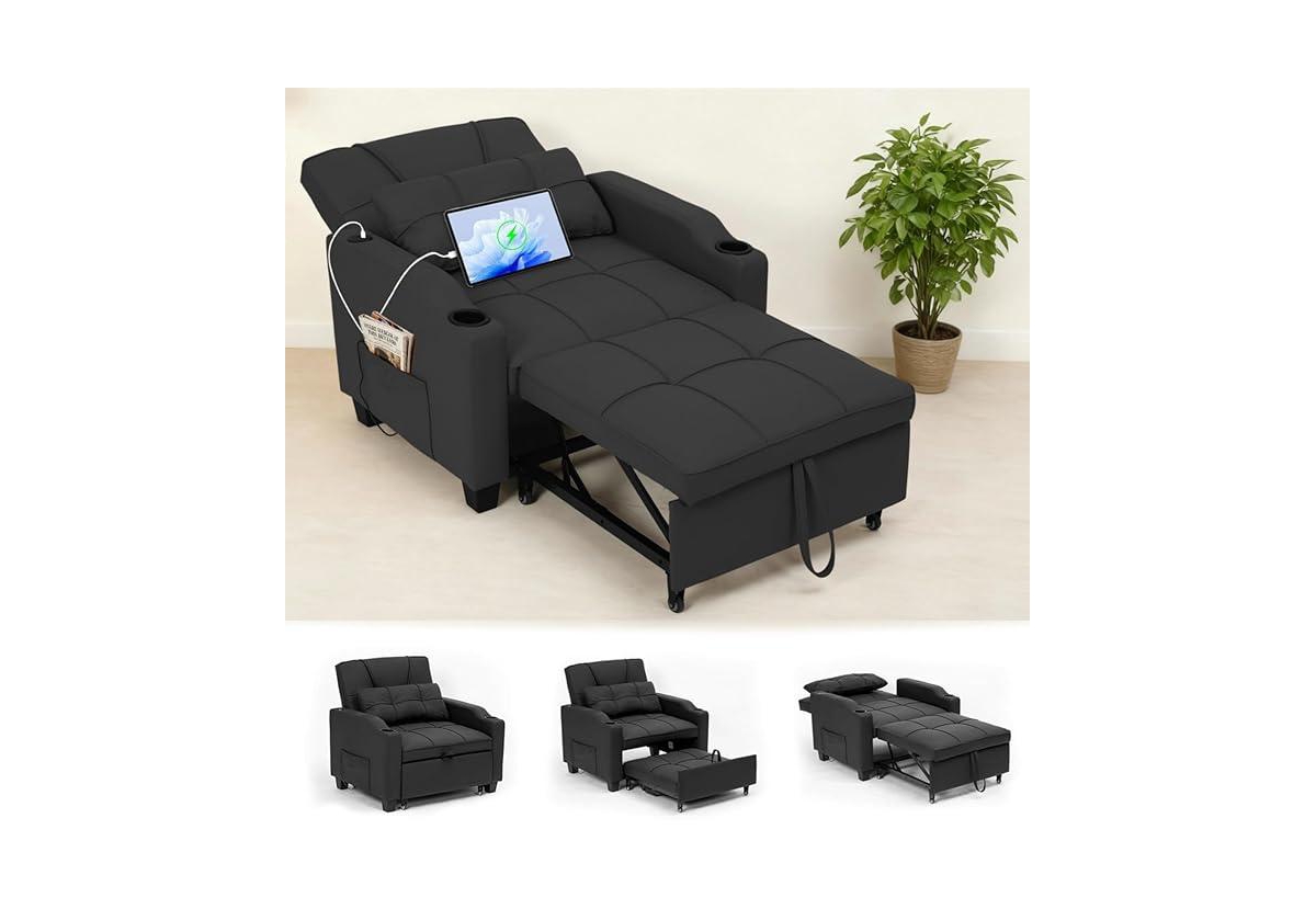 Click here for gaomon 3-in-1 convertible sofa chair/bed/recliner... prices