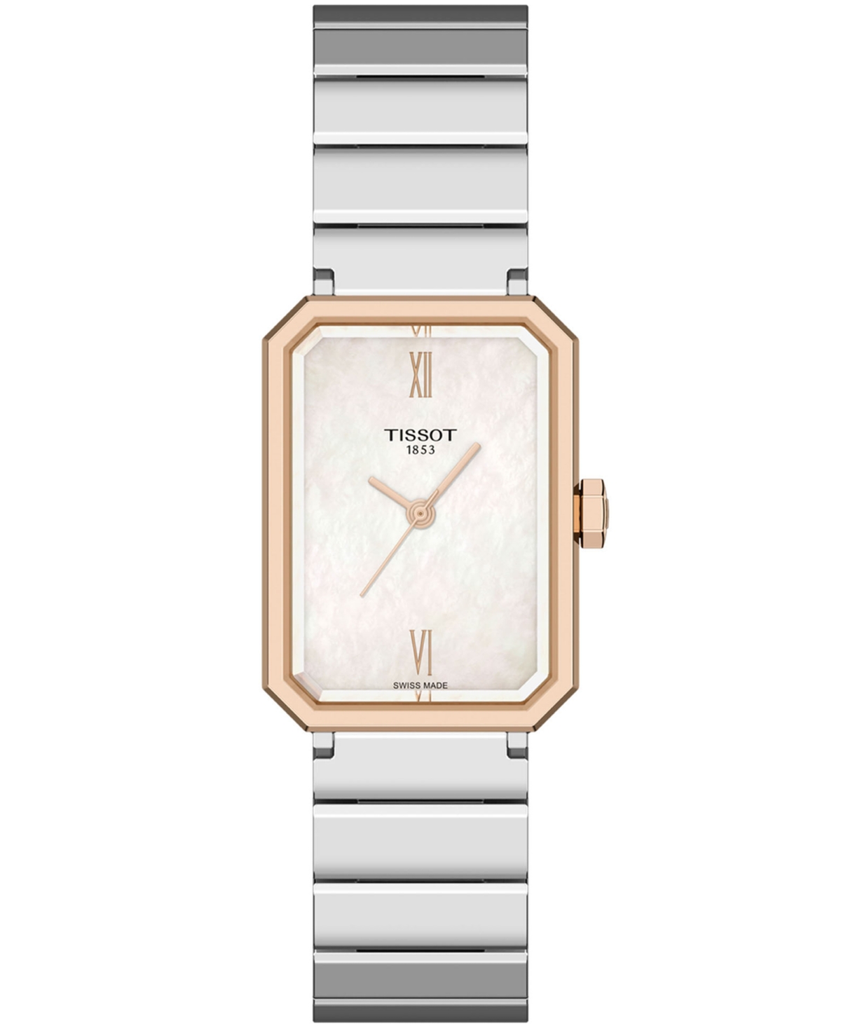 Click here for Tissot Womens Rectangular Silver Stainless Steel W... prices