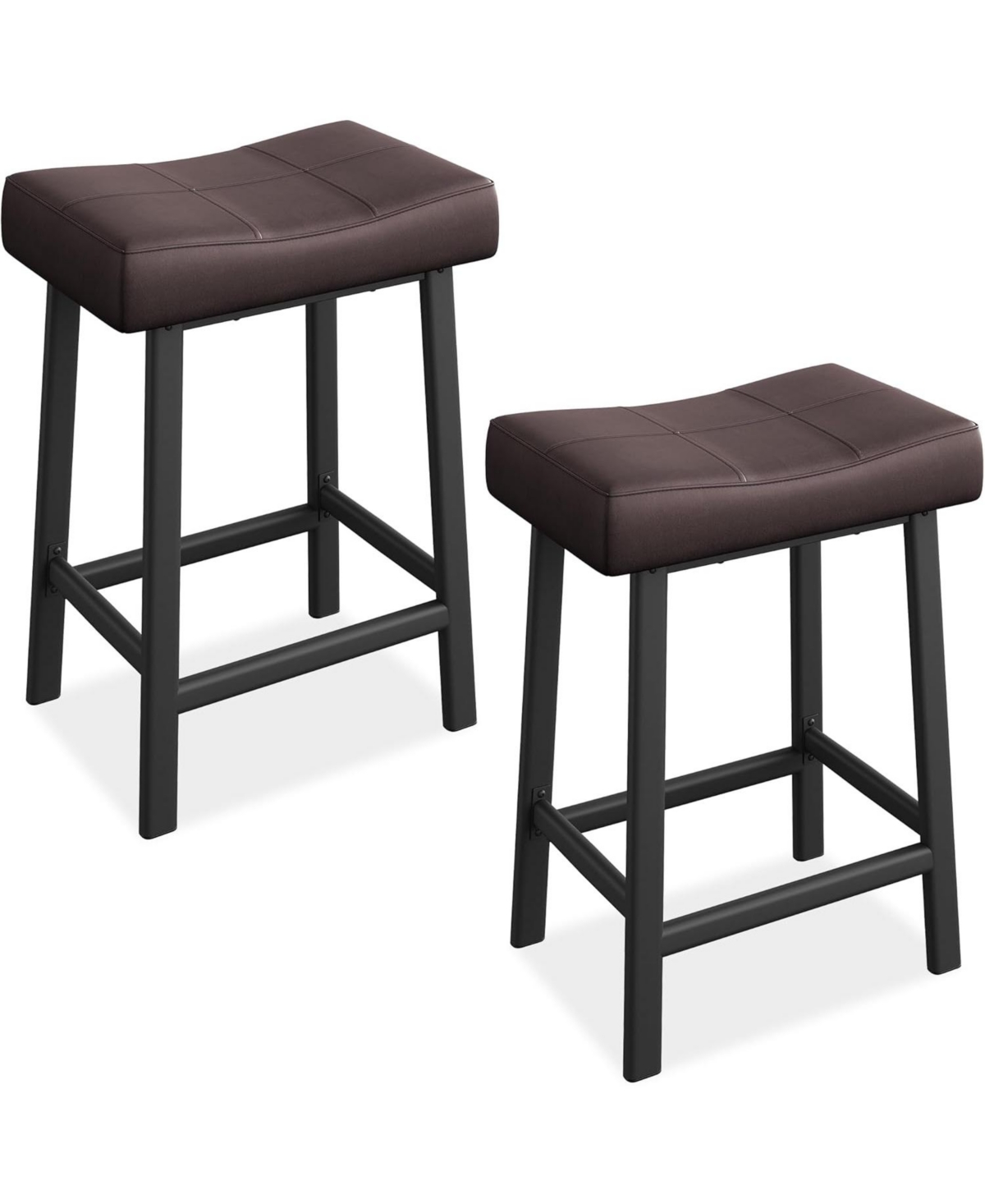 Click here for gaomon 24 Inch Backless Saddle Barstools Set of 2... prices
