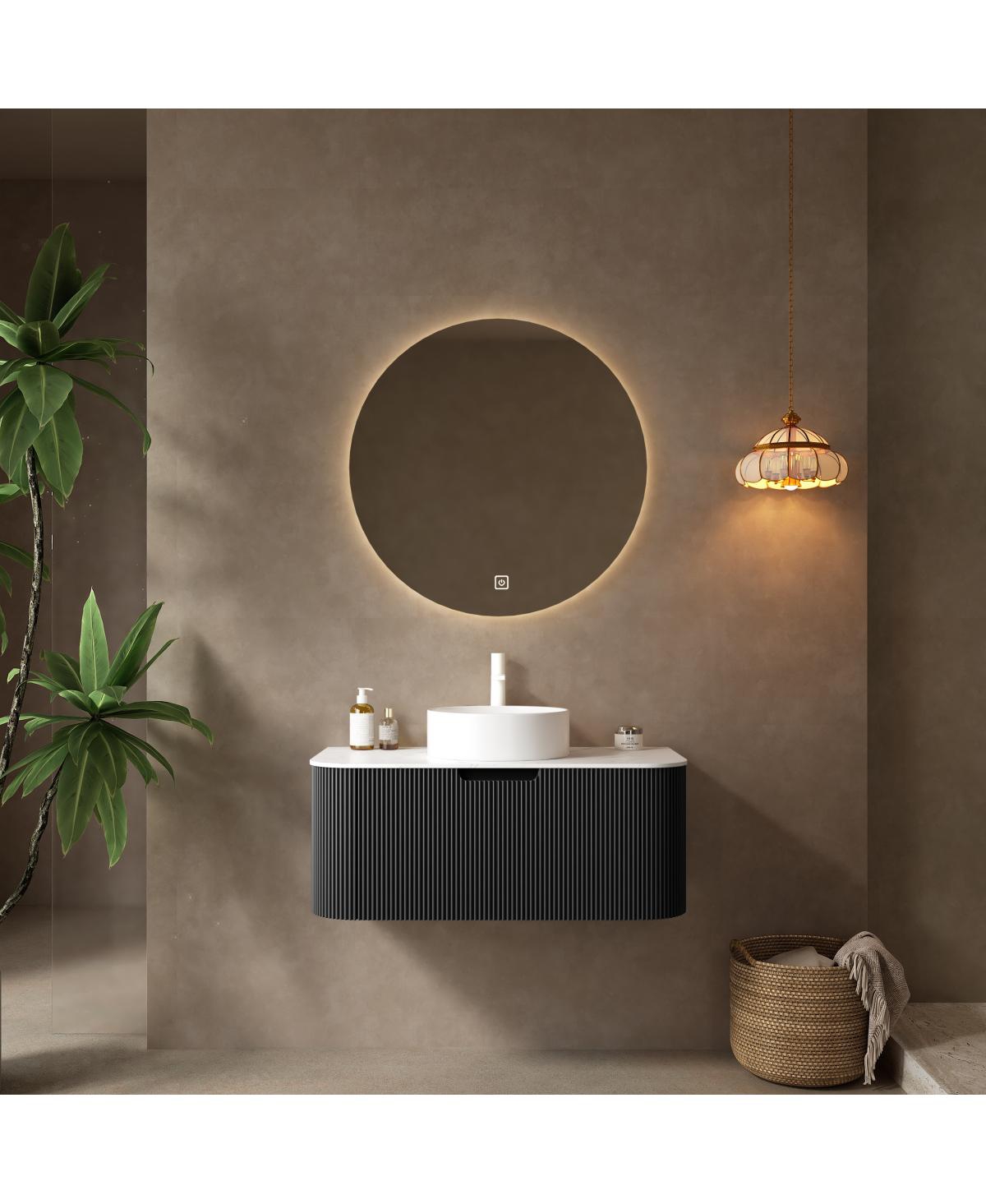 Click here for Sillysis Wall Mounted Bathroom Vanity with Sintere... prices