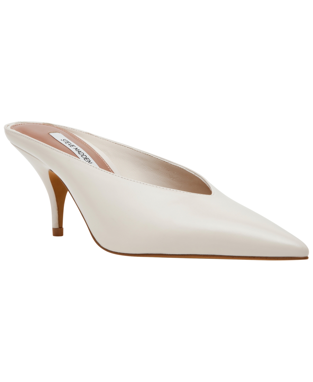 Click here for Steve Madden Womens Fonza Mid Heel Mule Pumps - Wh... prices