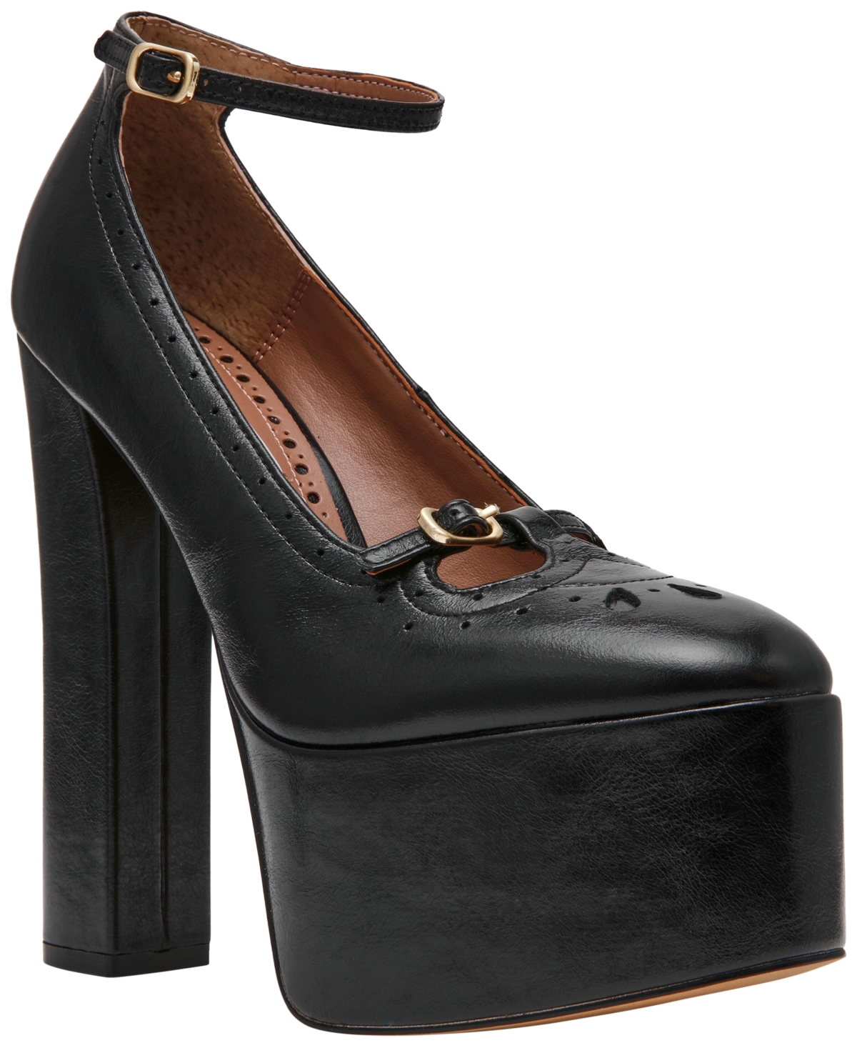 Click here for Steve Madden Womens Saxon High Platform Brogue Blo... prices