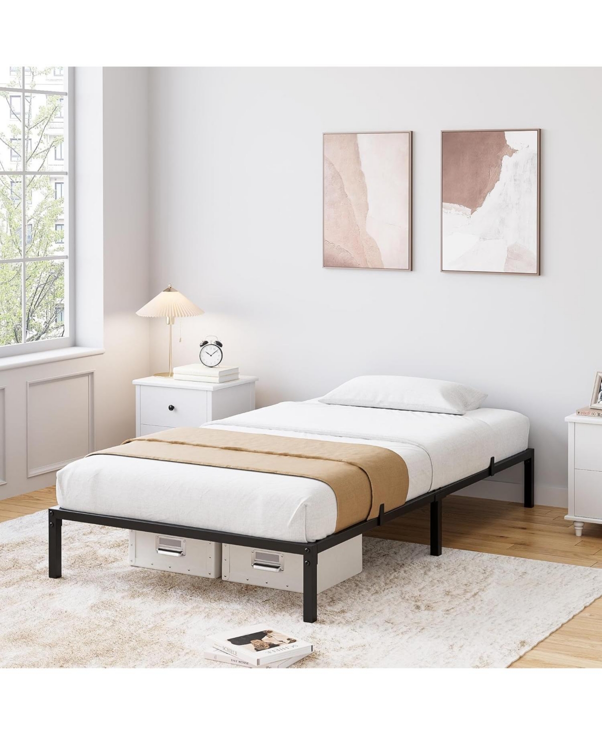 Click here for gaomon 10 Bed Frame  Heavy Duty Platform Bed with... prices