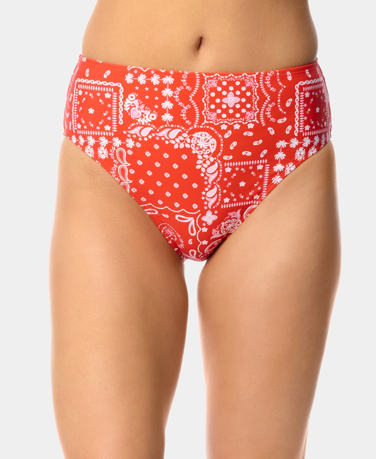 Click here for California Waves Womens Bandana Print High-Waist S... prices