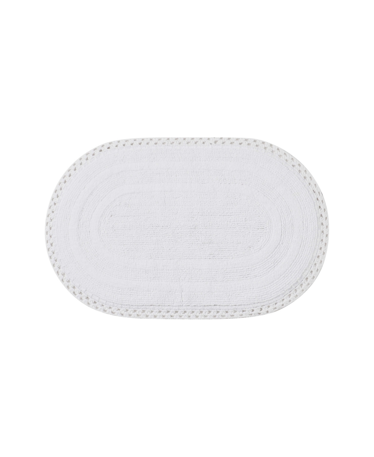 Click here for Laura Ashley Camilla Crochet Border Oval Bath Mat... prices