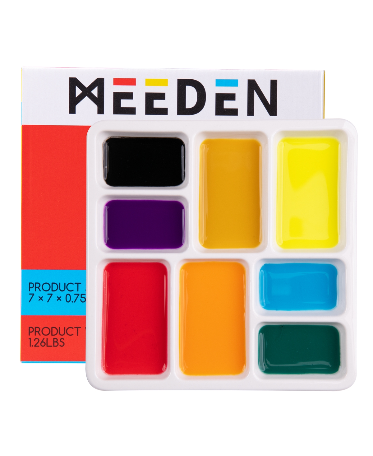Click here for Meeden 8-Well Ceramic Artist Paint Palette  Square... prices