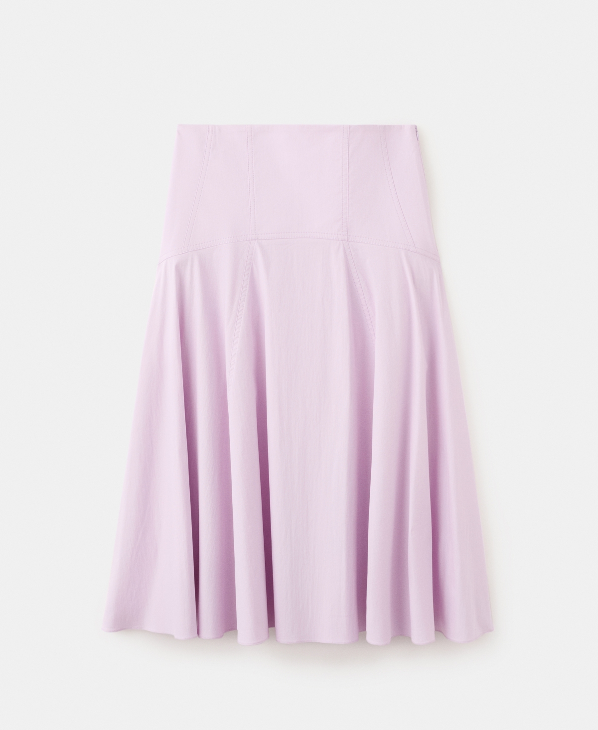 Click here for Mango Womens Flared Midi Skirt - Light  Pastel Pur... prices