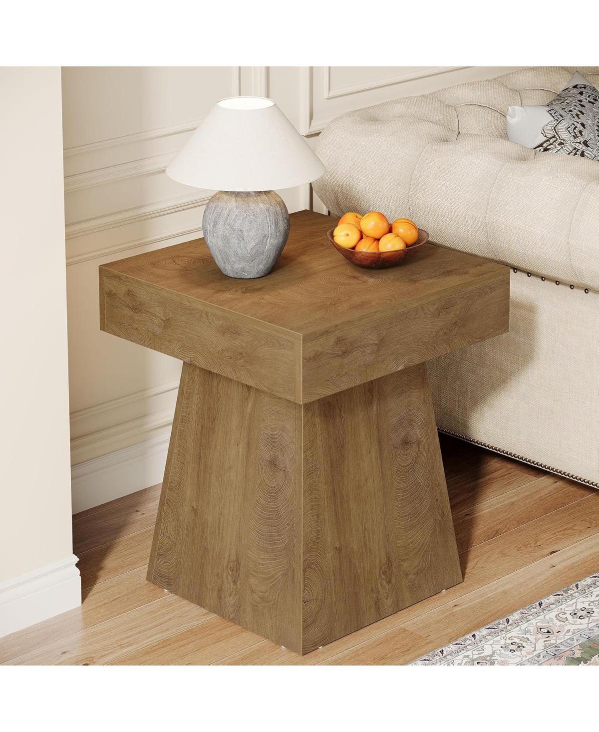 Click here for Tribesigns Square Side Table  Farmhouse Small End... prices