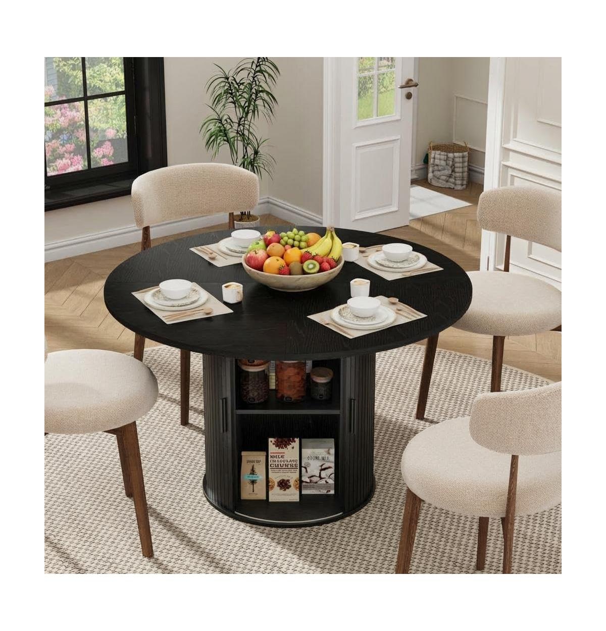 Click here for gaomon Modern Round Dining Table for with 2-Layer... prices